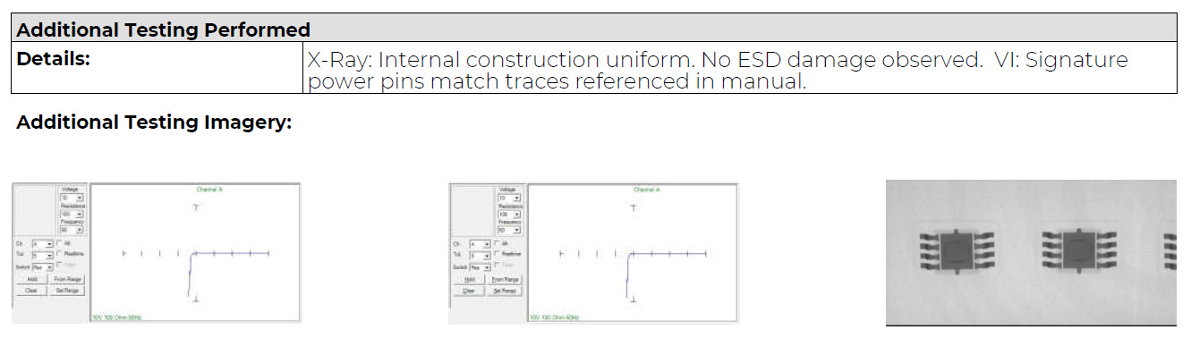 Electronic Component Testing: Low Power Electrical